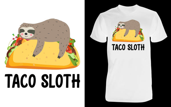 Taco Sloth – Red Alpha Custom Prints